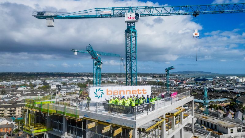 Marshall Yards Landmark Tower Topping-Out | Eagle Street Partners